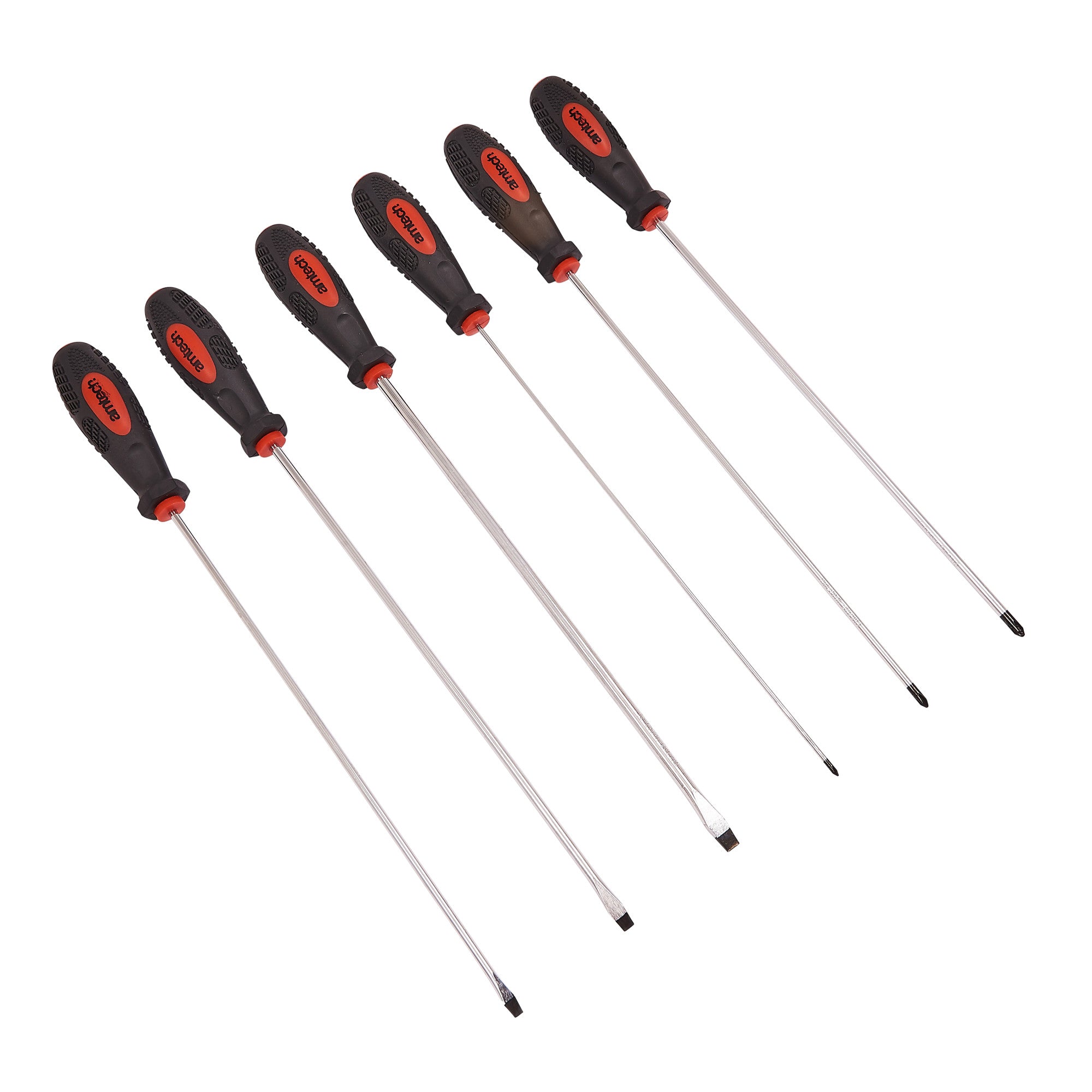 Amtech L0725 6 Piece long reach screwdriver set | Amtech DIY