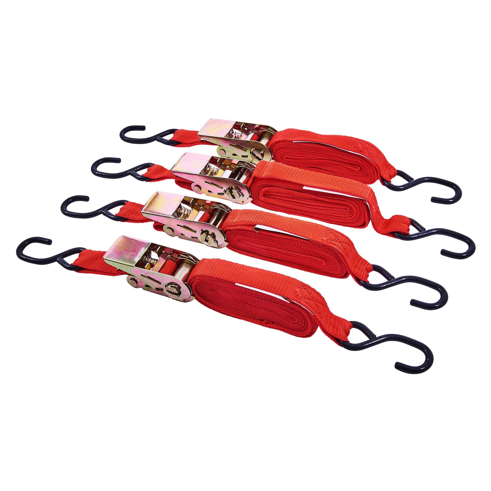Amtech S0751 4 Piece 450cm Ratchet tie down set | Amtech DIY