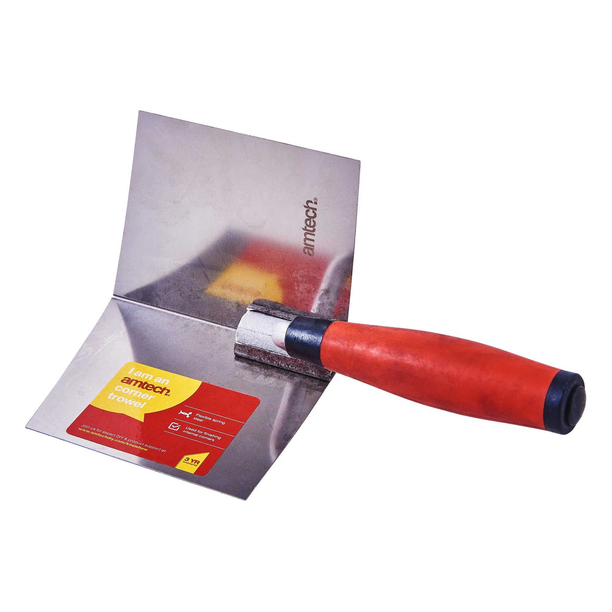 Amtech G1665 Corner trowel with soft grip | Amtech DIY