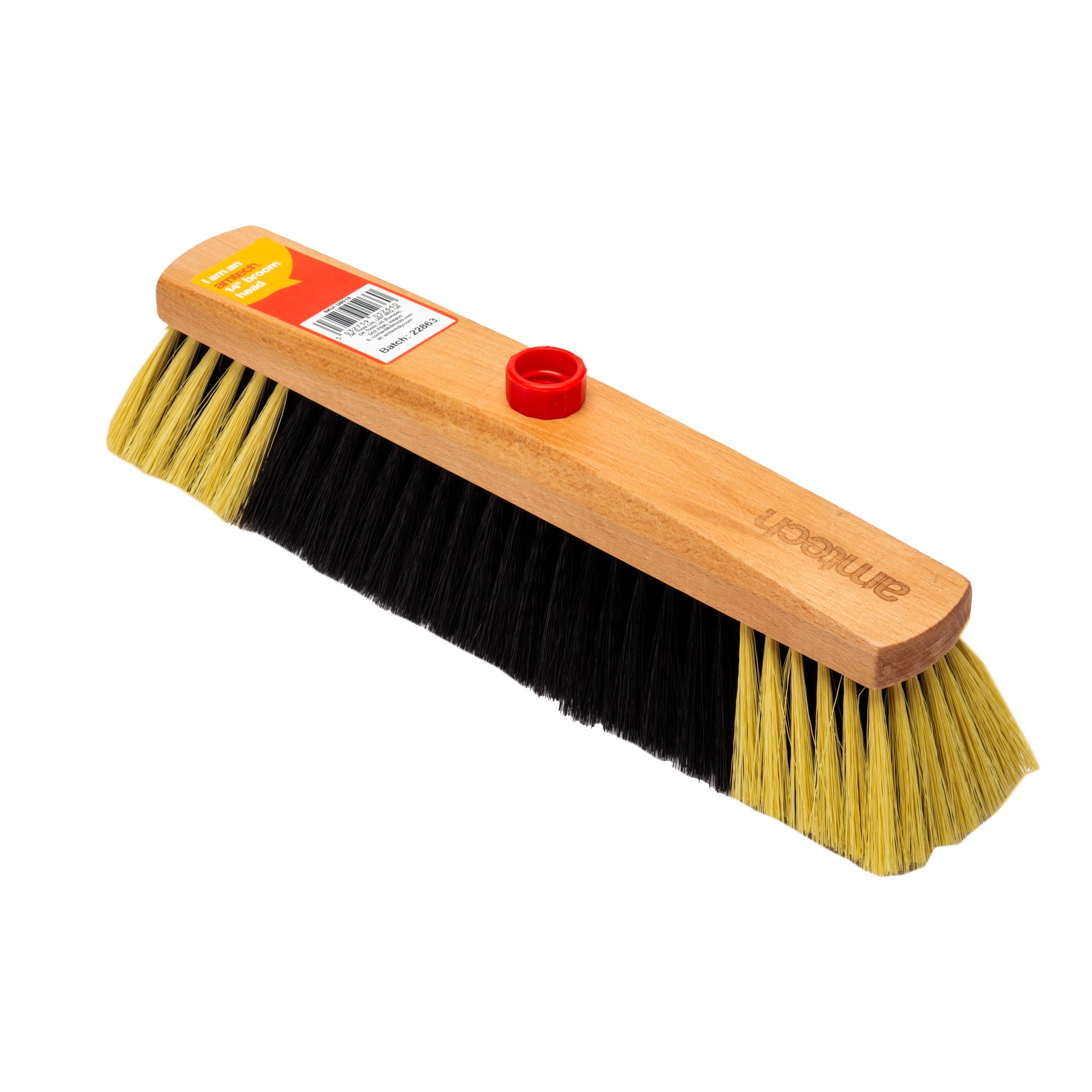 Amtech - Soft Broom Head for Sweeping Dirt and Debris on Indoor and ...