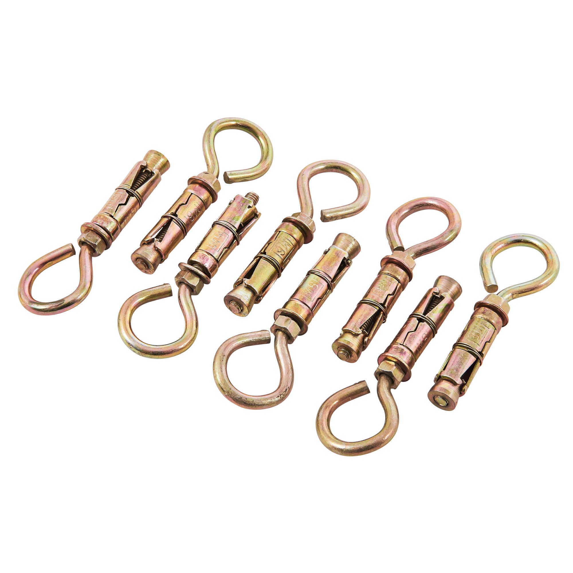 Amtech S5960 8 Piece 6mm closed hook bolts | Amtech DIY