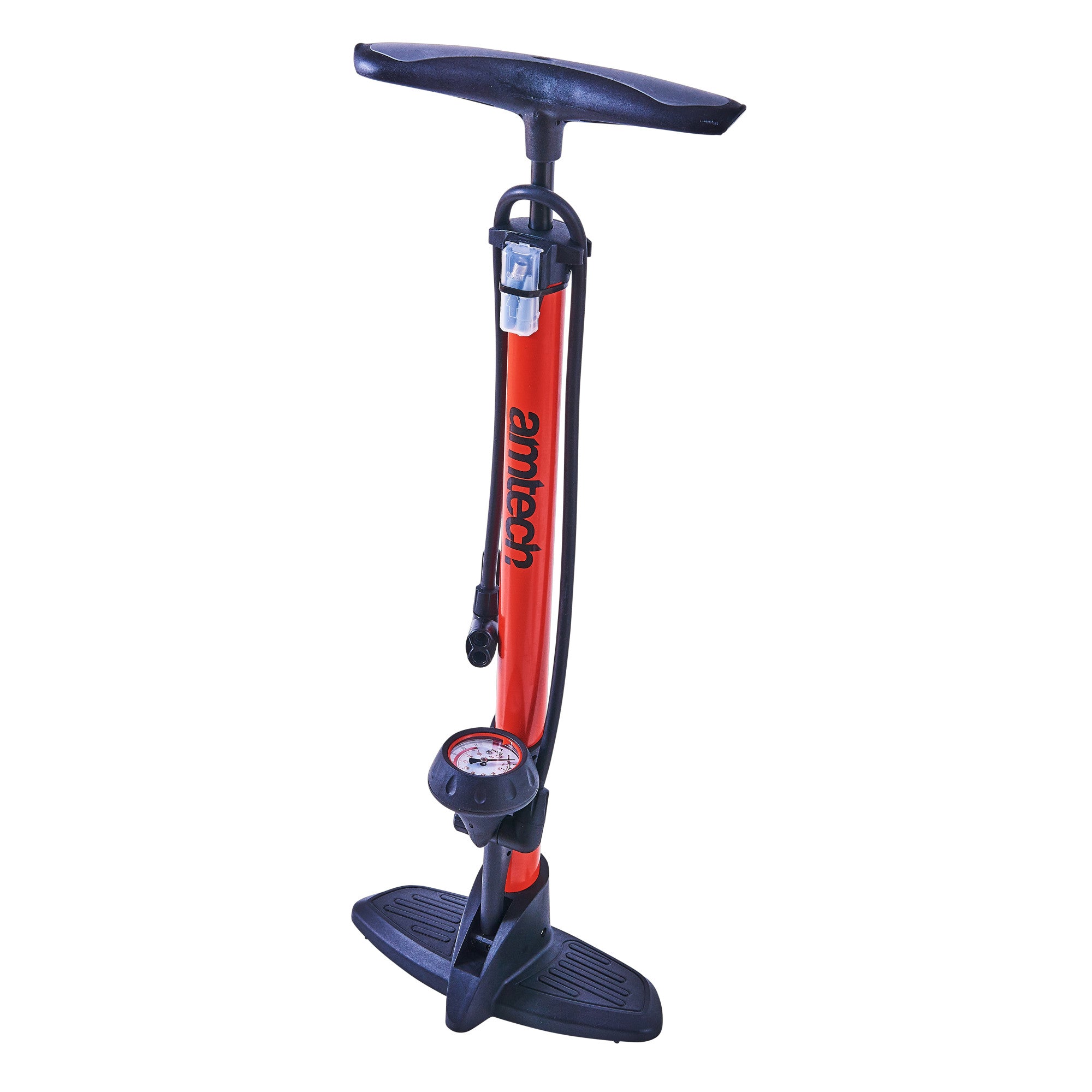 Amtech I9456 Bicycle Pump, Cycle Pump with Dual Adapter Head, Universal ...