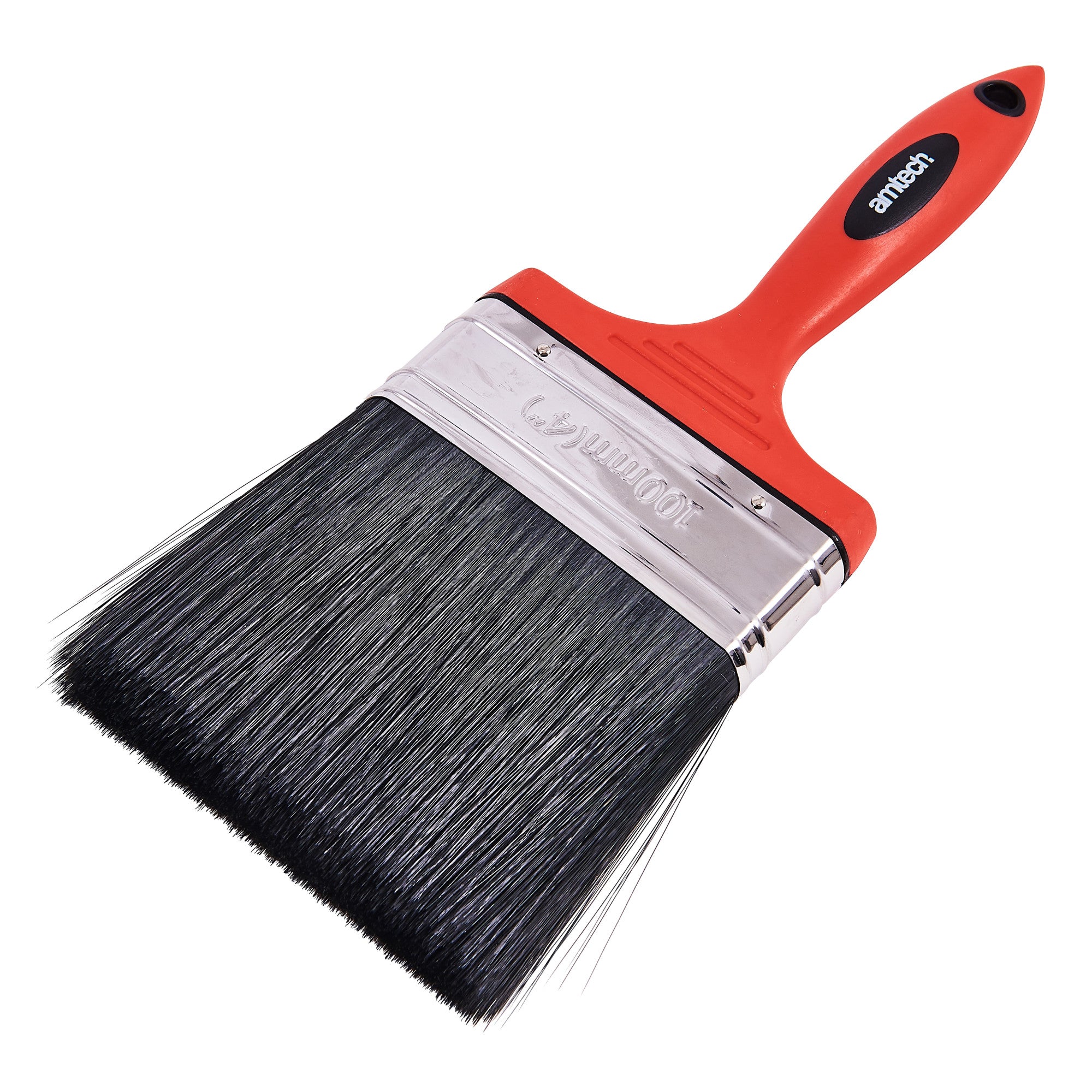 Amtech G4380 4 inch Paint Brush (100mm), No Bristle Loss design, Soft ...