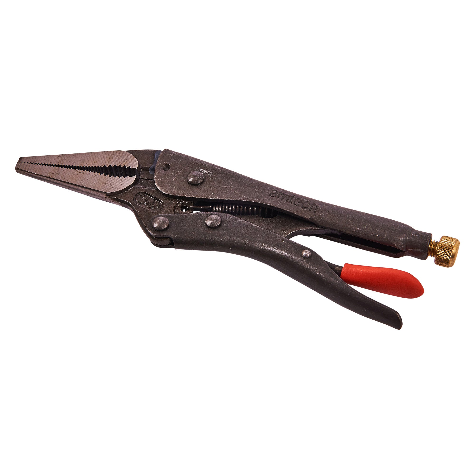 Amtech C1525 230mm (9") Long nose locking pliers | Amtech DIY