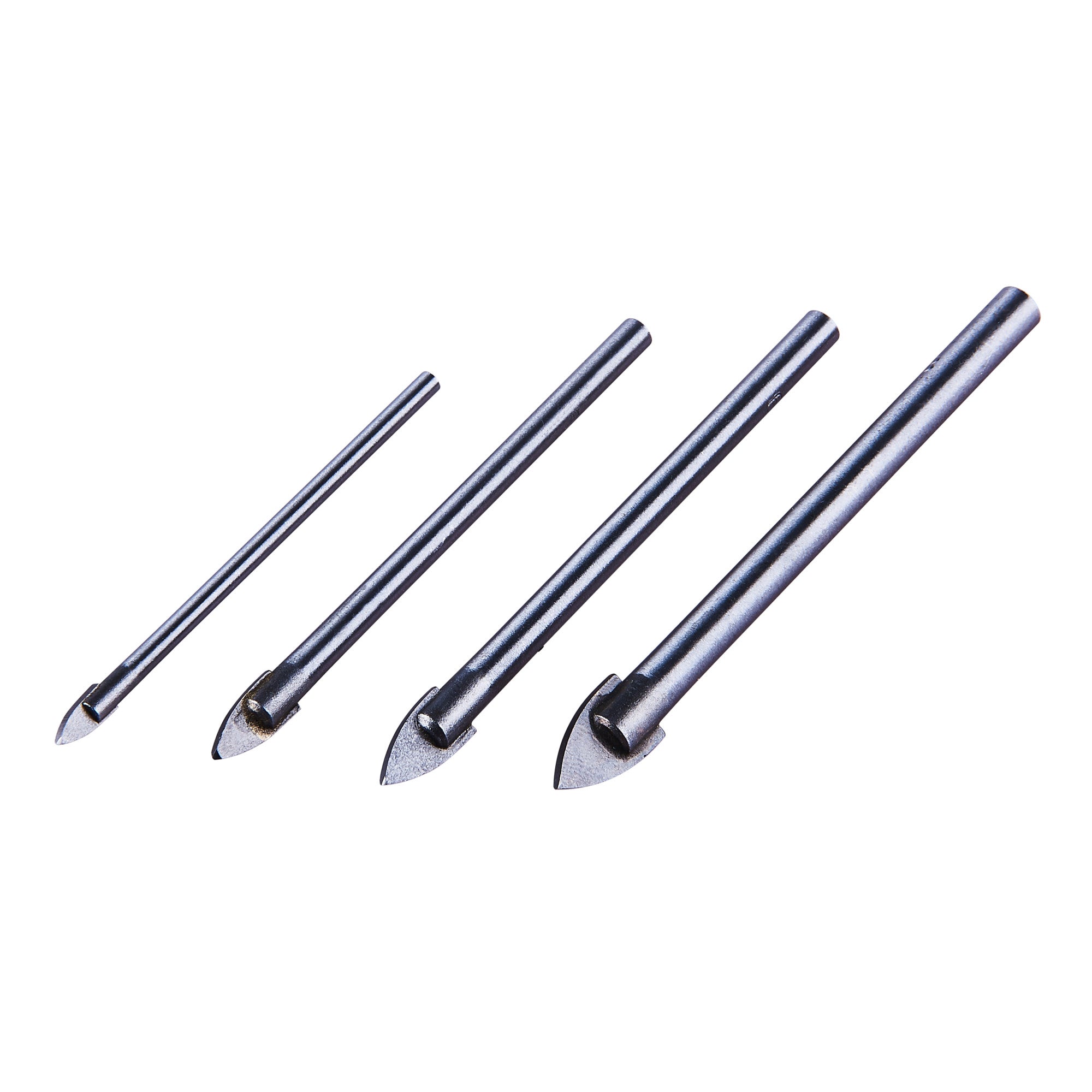 Amtech F0970 Glass and Mirror Drill Bit Set, Carbide Tipped for ...