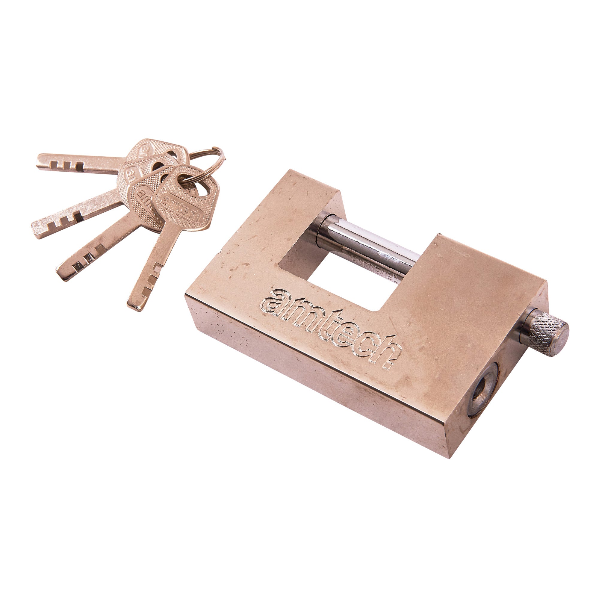 Amtech T1679 90mm Steel shutter padlock | Amtech DIY