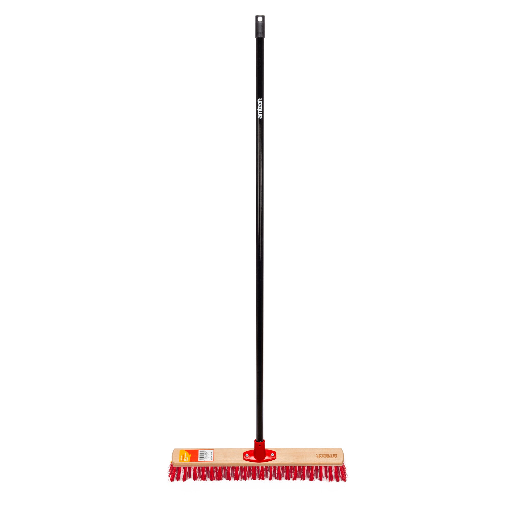 Amtech - Stiff Bristle Broom, Sturdy Bristles to Sweep Dirt and Debris ...